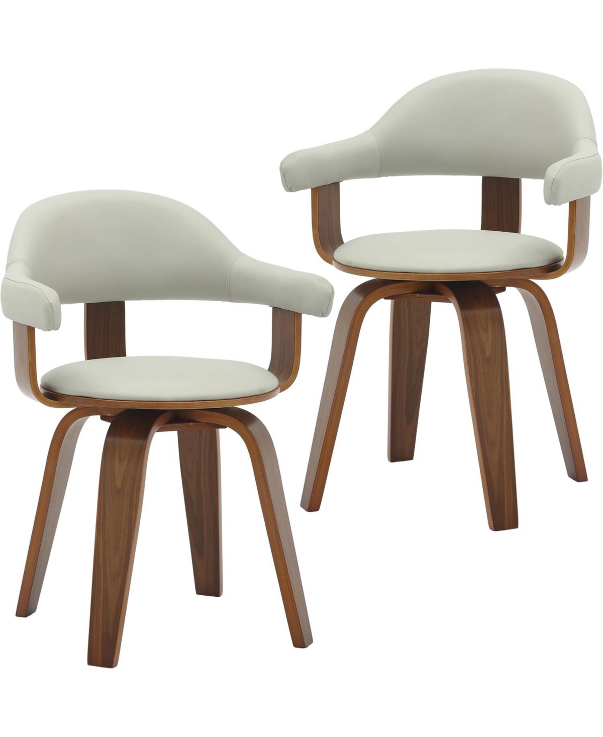 Click here for LeisureMod Brivo Upholstered Dining Chair Set of 2... prices