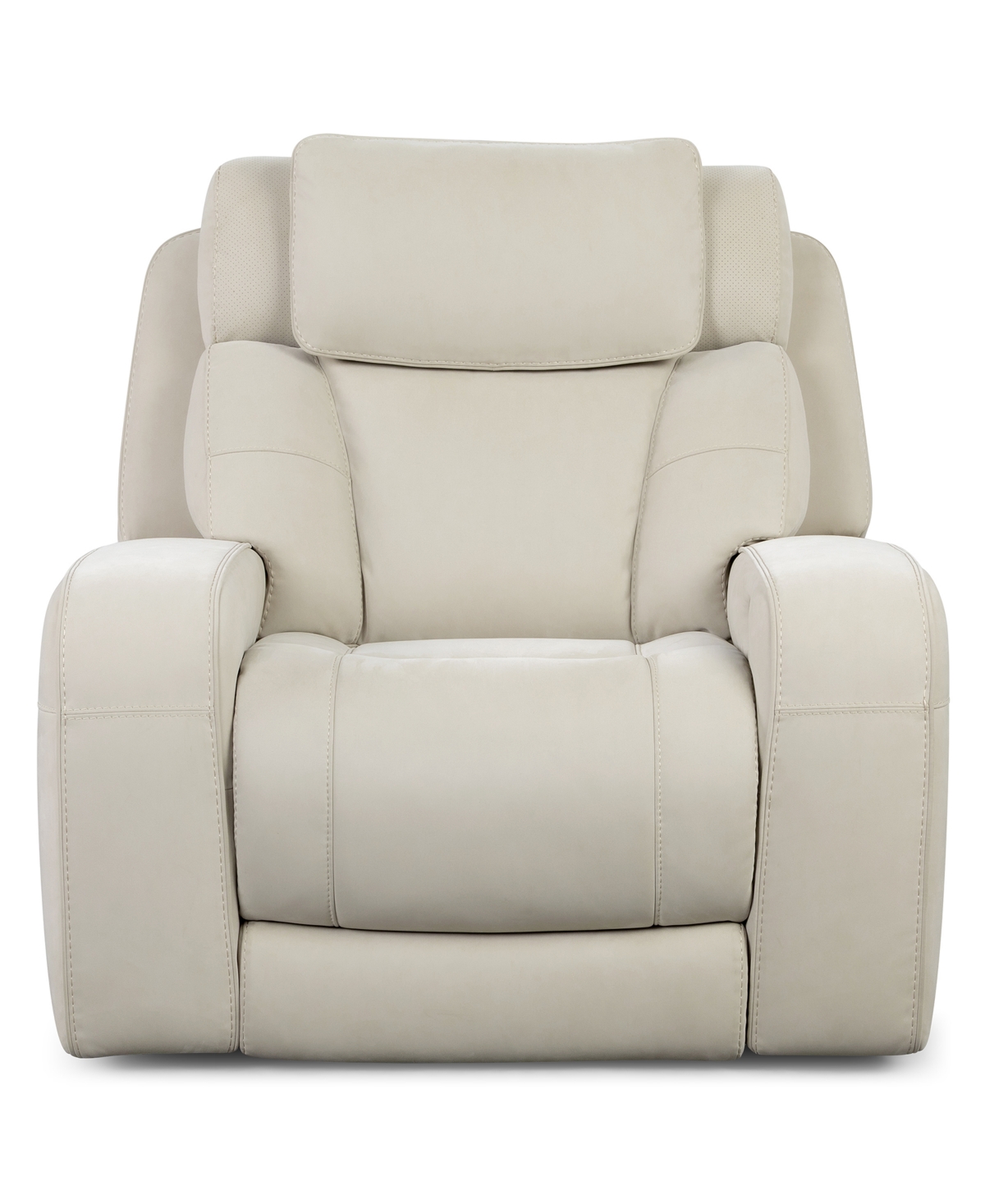 Click here for Cheramie 44 Fabric Power Motion Recliner - Ivory prices