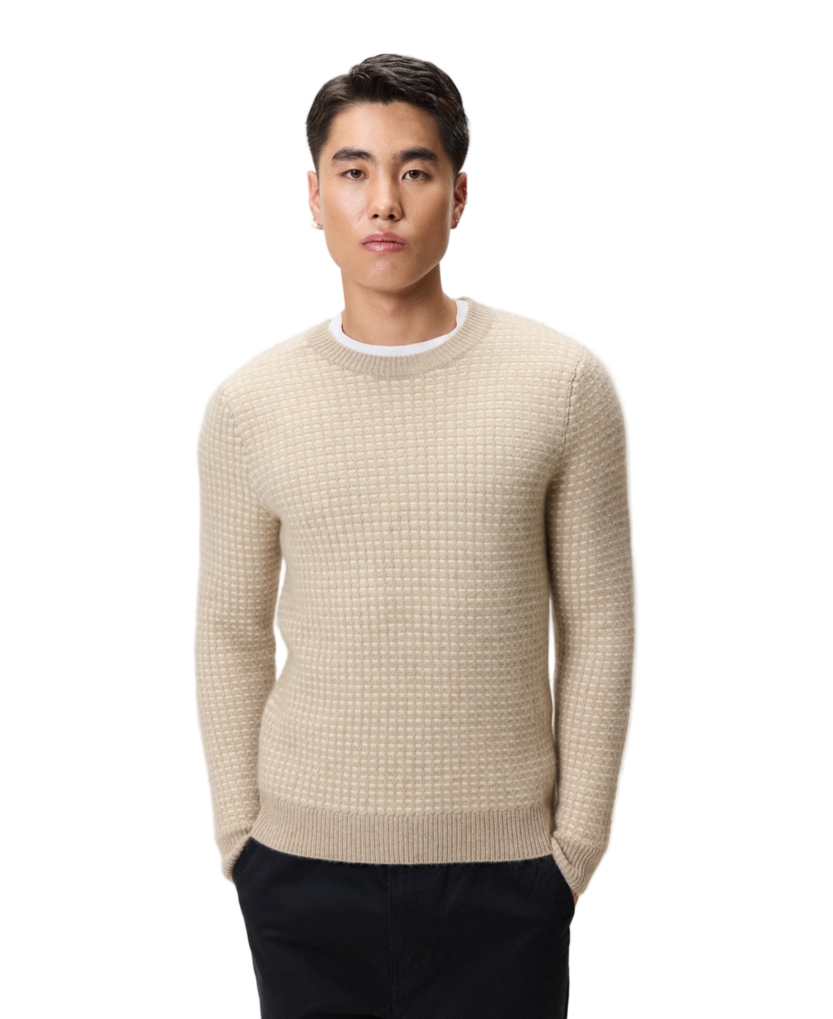 Click here for Gobi Cashmere Mens Silk Turtle-Neck Sweater - Ligh... prices