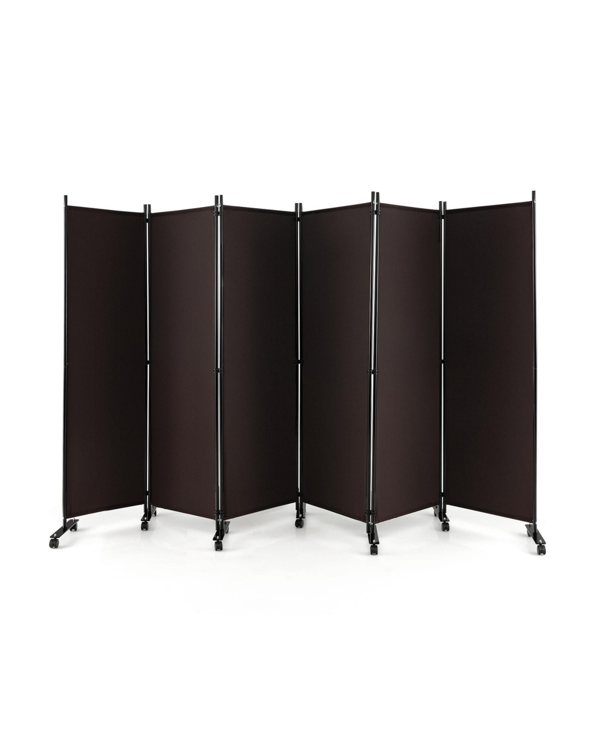 Click here for sumyeg 6-Panel Foot Rolling Room Divider with Lock... prices