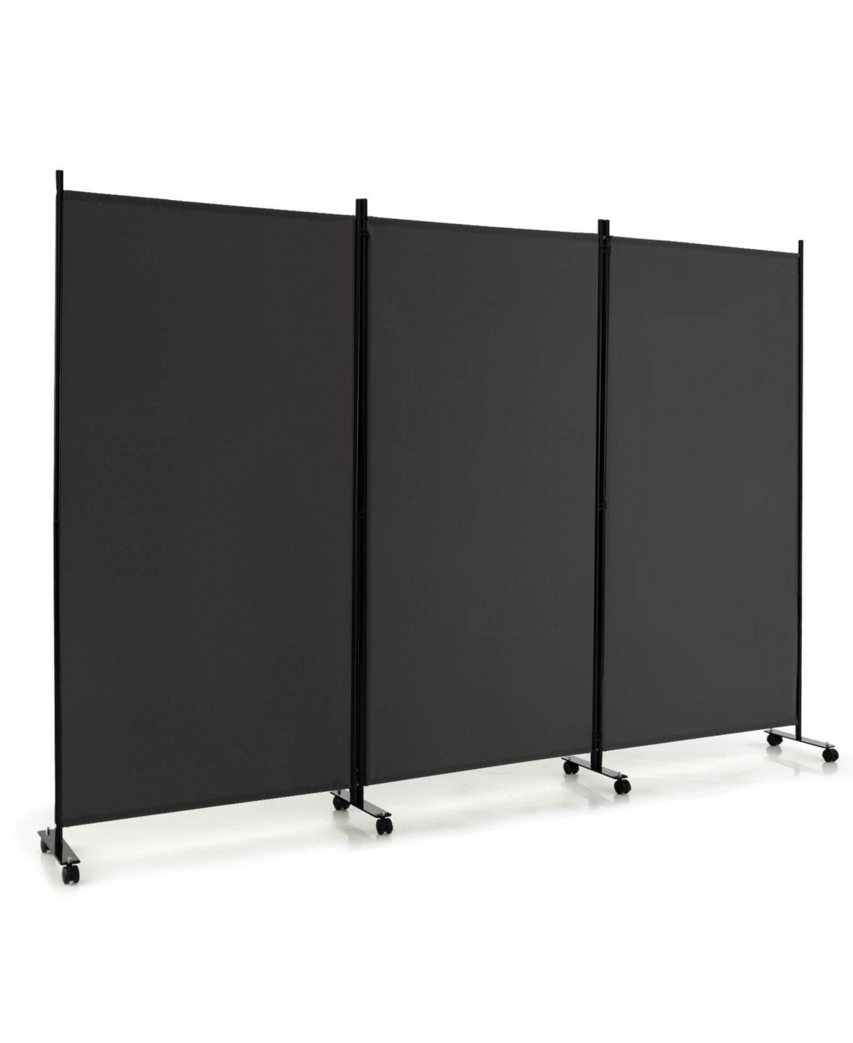 Click here for sumyeg 3-Panel Folding Room Divider with Lockable... prices