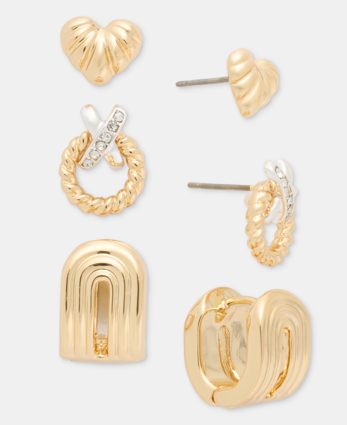 Click here for Anne Klein Fluted Heart  Crisscross Wreath & Textu... prices