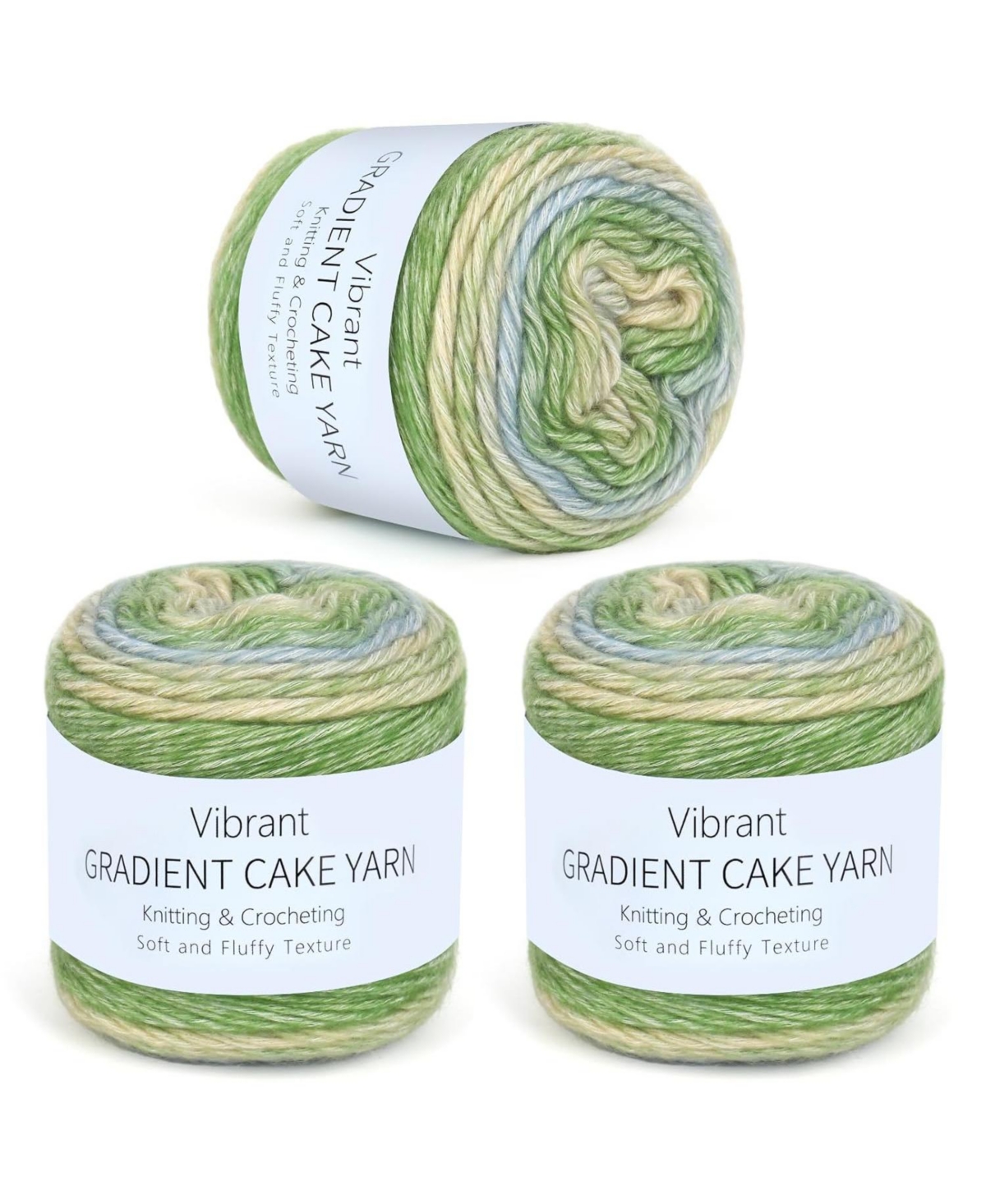 Click here for Aeelike Cake Yarn for Crocheting  3 Skeins Gradien... prices