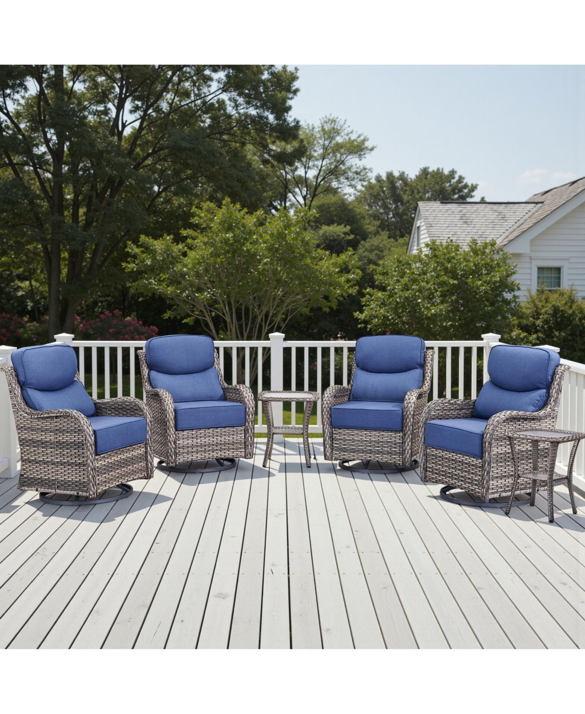 Click here for Pocassy 6 Pieces Outdoor Patio Furniture Sets with... prices