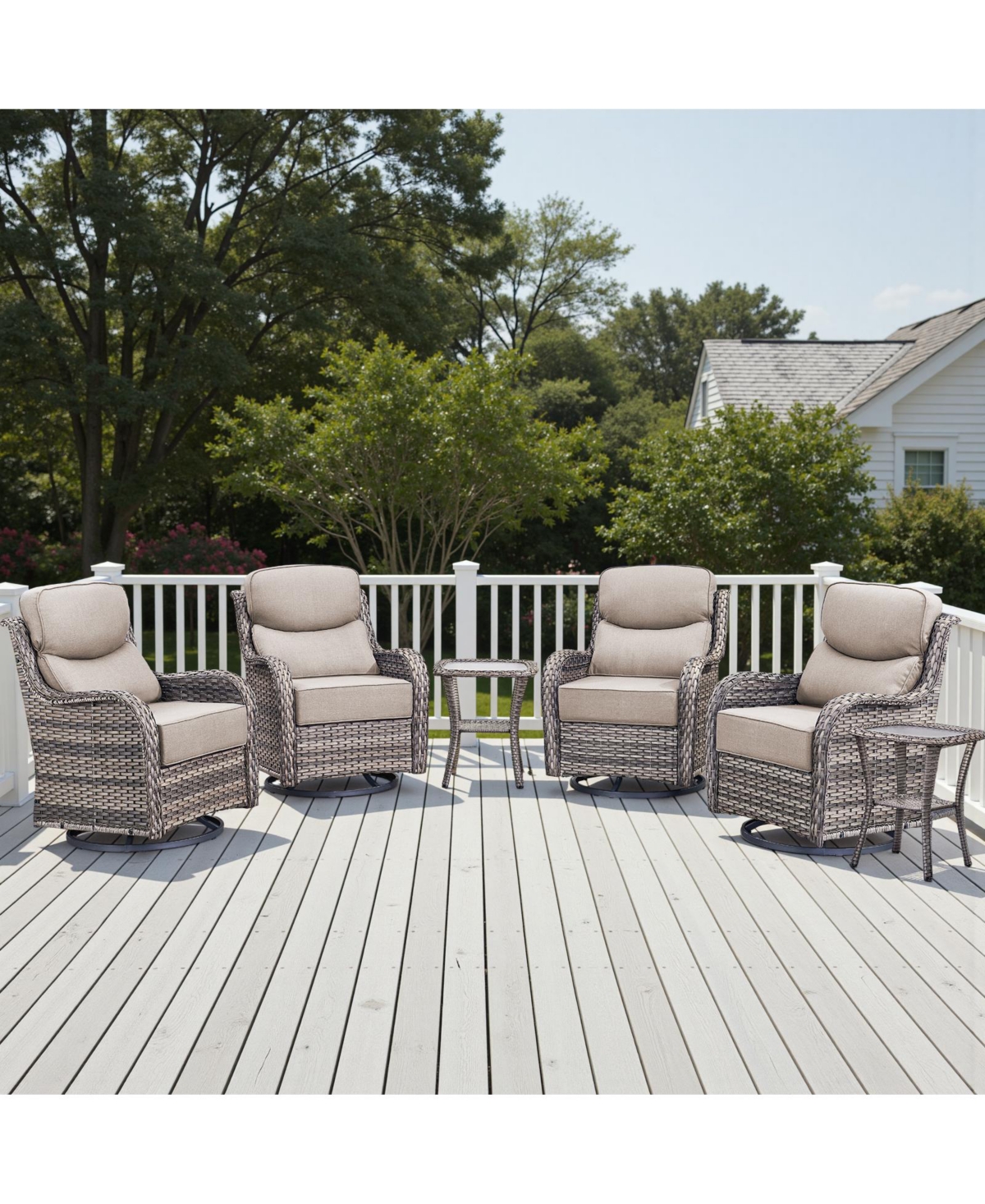 Click here for Pocassy 6 Pieces Outdoor Patio Furniture Sets with... prices