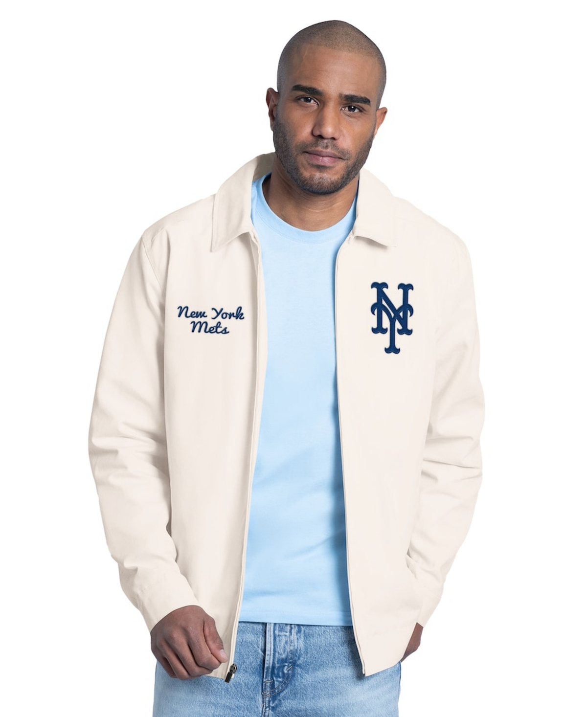 Click here for Starter Mens White New York Mets Franchise Lightwe... prices