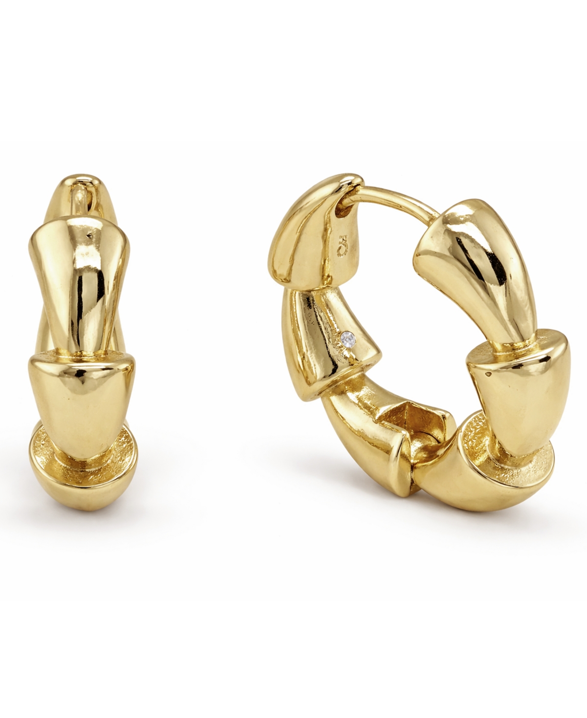 Click here for And Now This Graduated Point Hinged Hoop Earrings... prices