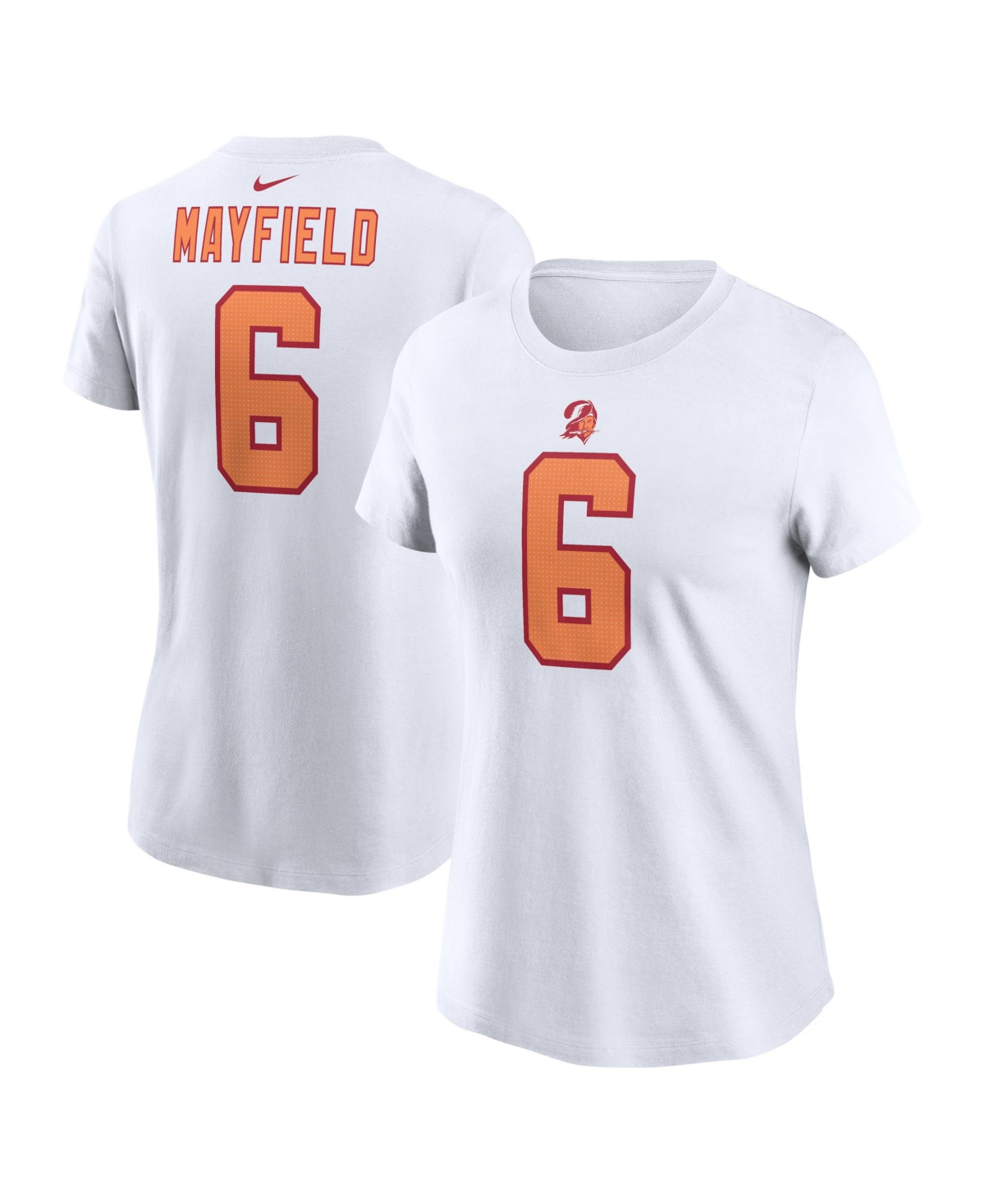 Click here for Nike Womens Baker Mayfield White Tampa Bay Buccane... prices