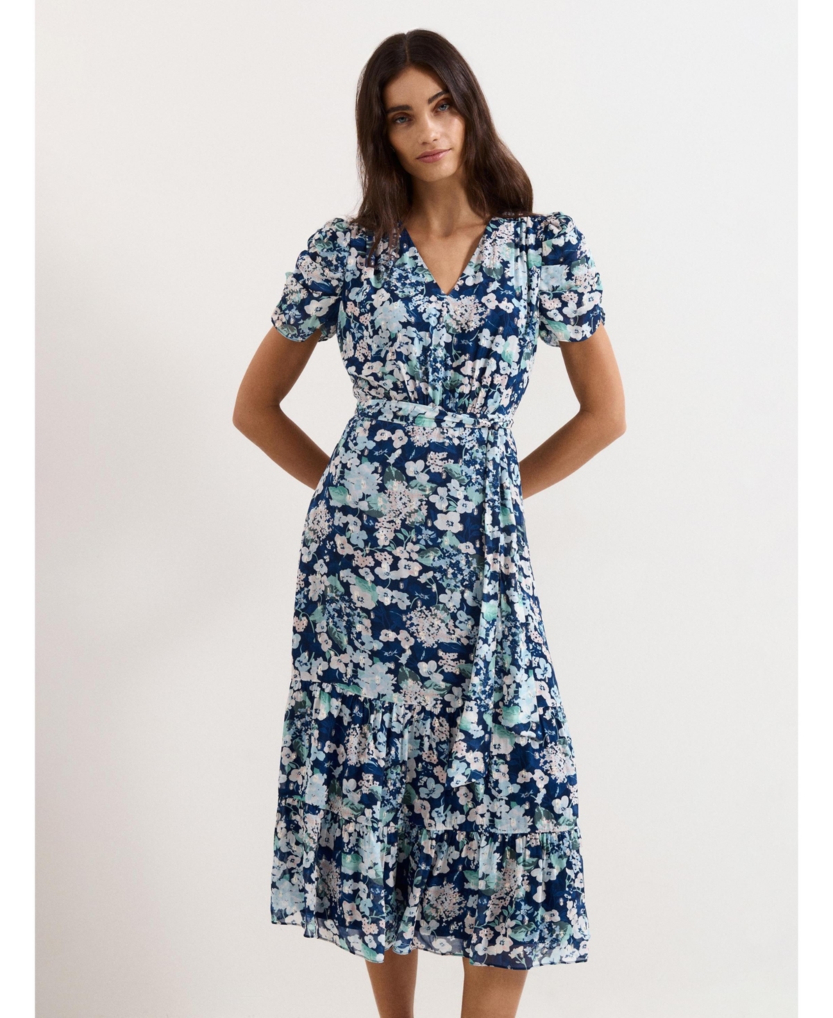 Click here for Phase Eight Womens Azalea Dress - Indigo prices