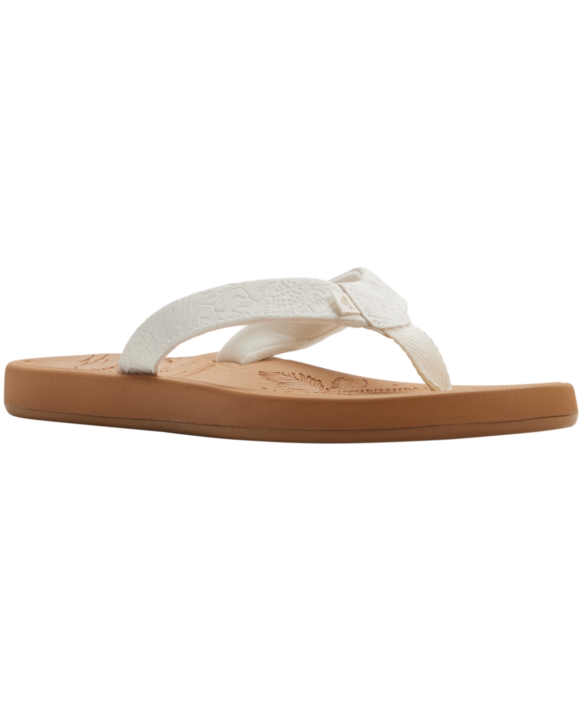 Click here for Roxy Womens Deeliah Iii Flat Sandals - Cream prices