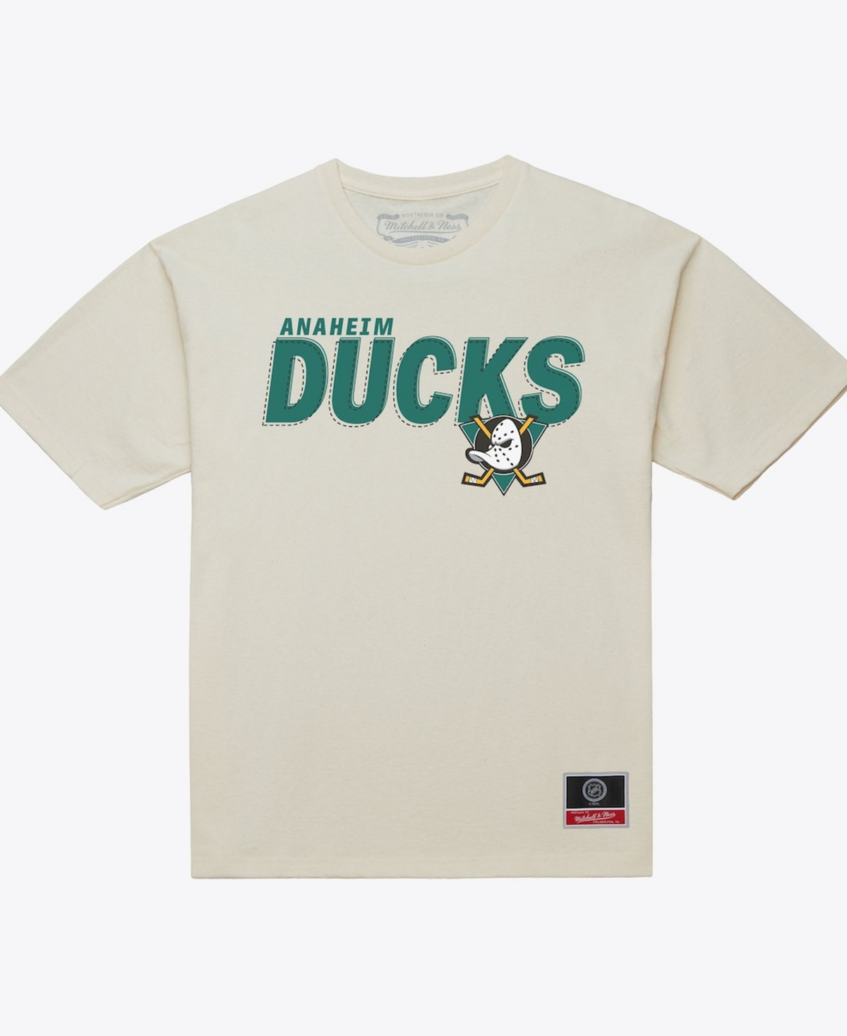 Click here for Mitchell & Ness Mens Cream Anaheim Ducks Core Plus... prices
