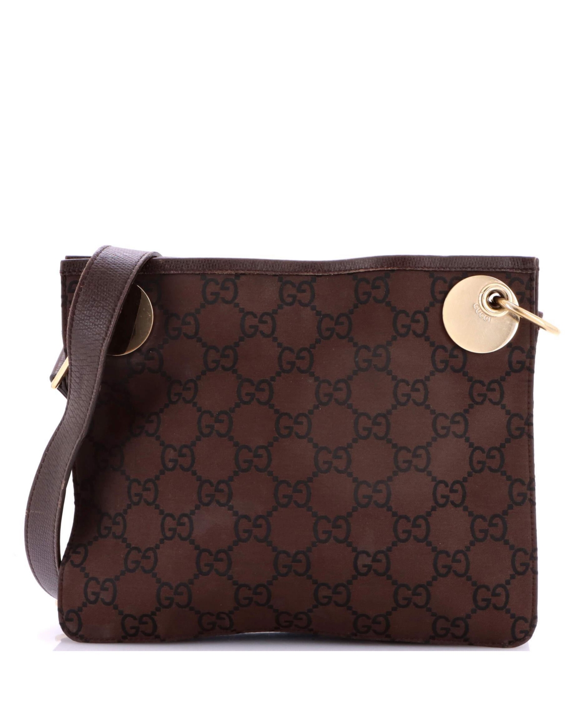 Click here for Pre-Owned Gucci Small Eclipse Messenger Bag Gg Can... prices