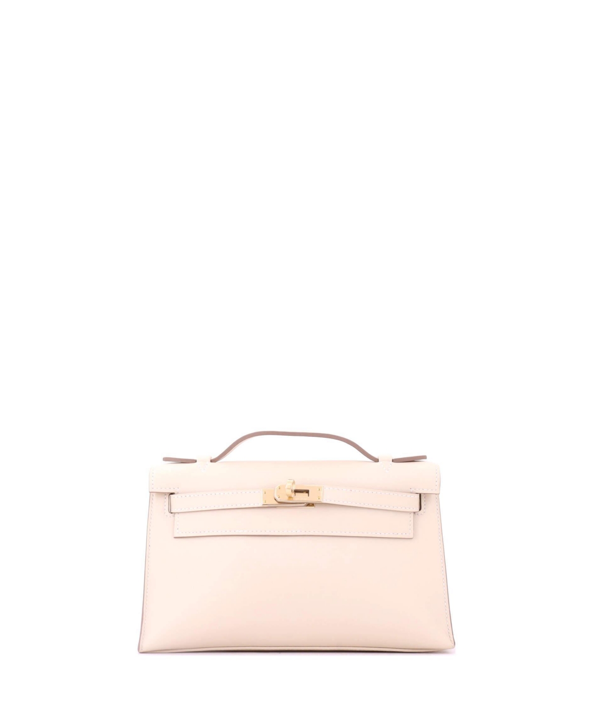Click here for Pre-Owned HERMES Kelly Pochette Swift - Natural prices