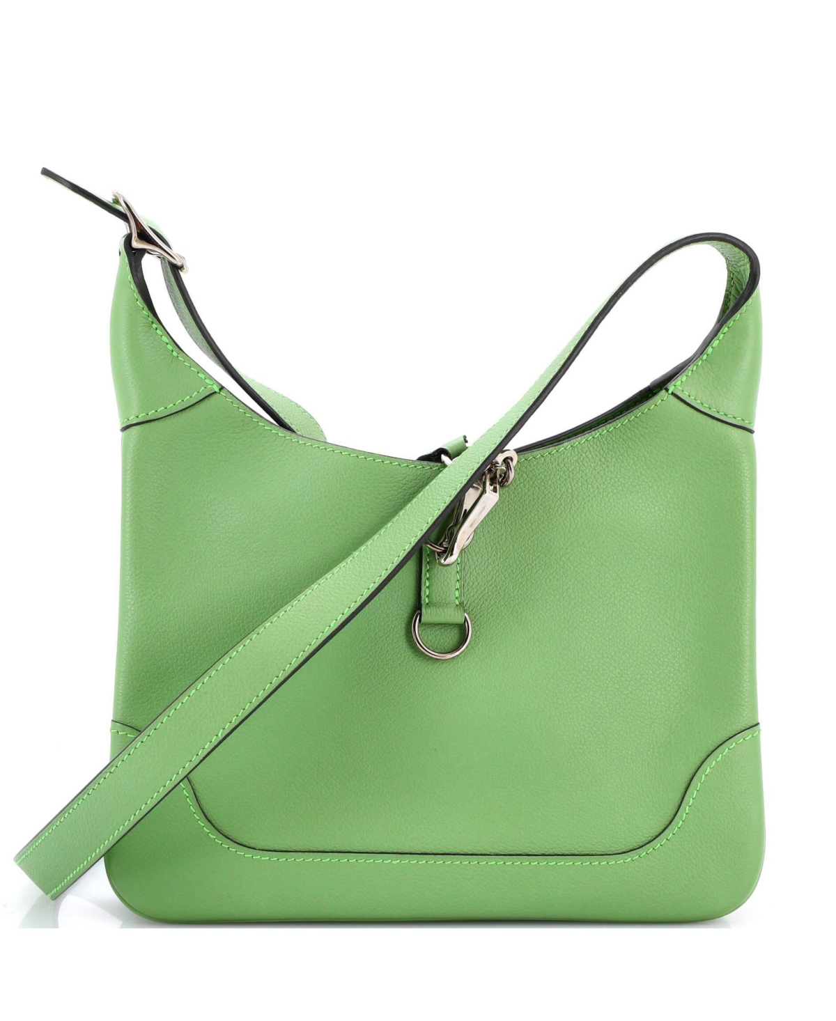 Click here for Pre-Owned HERMES 24 Trim Duo Bag Evercolor - Green prices