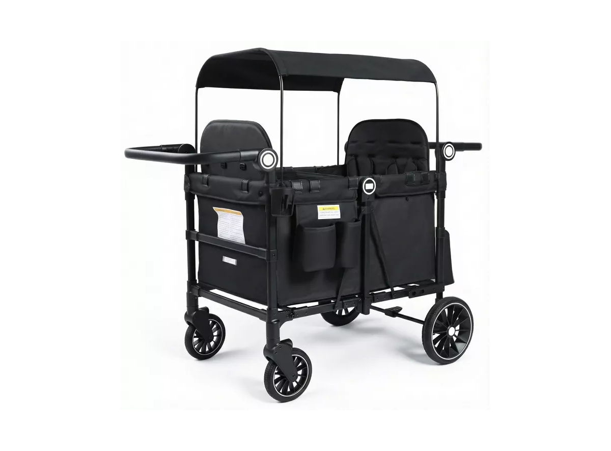 Click here for Kinder King Baby All-Terrain 4-Seat Stroller Wagon... prices