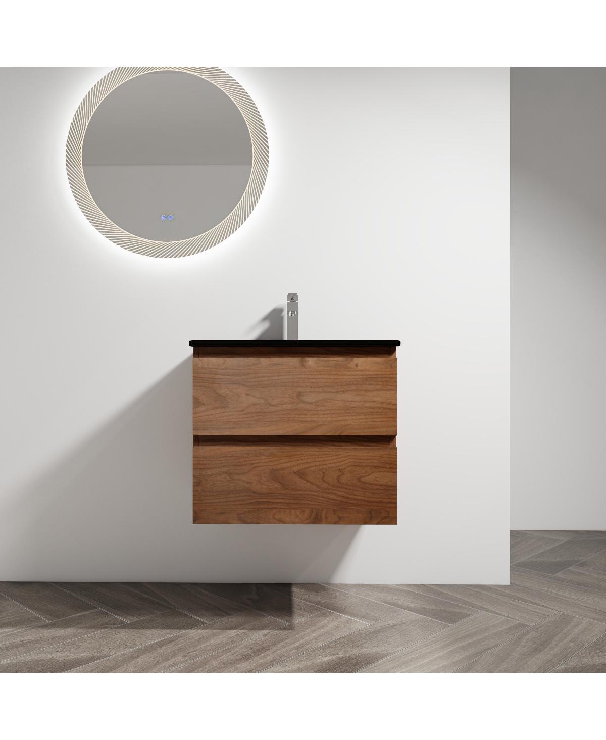 Click here for Sillysis 24 Inch Wall Mounted Bathroom Vanity with... prices