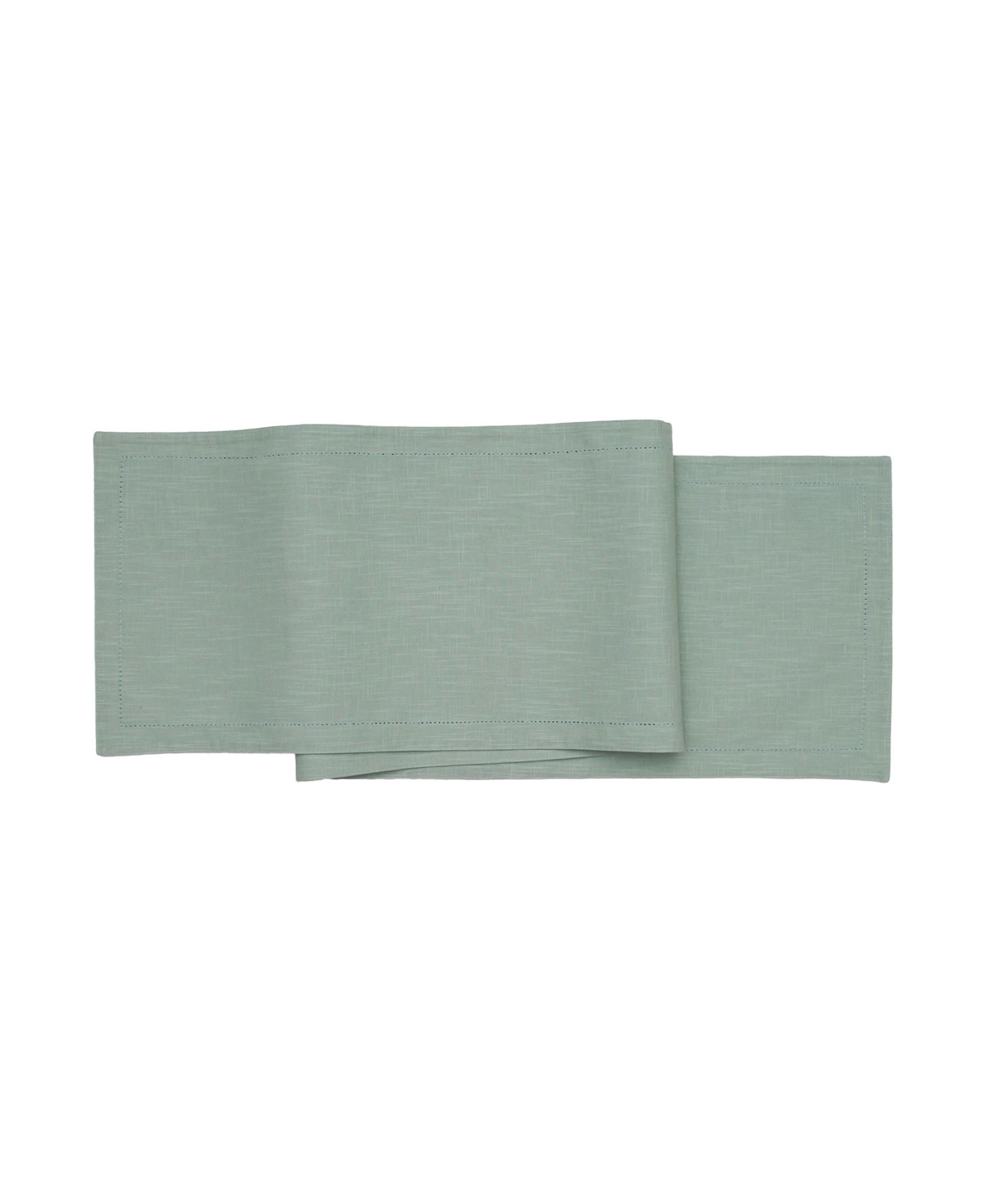 Click here for C&F Home Hemstitch Solid Sea Glass Everyday Runner... prices