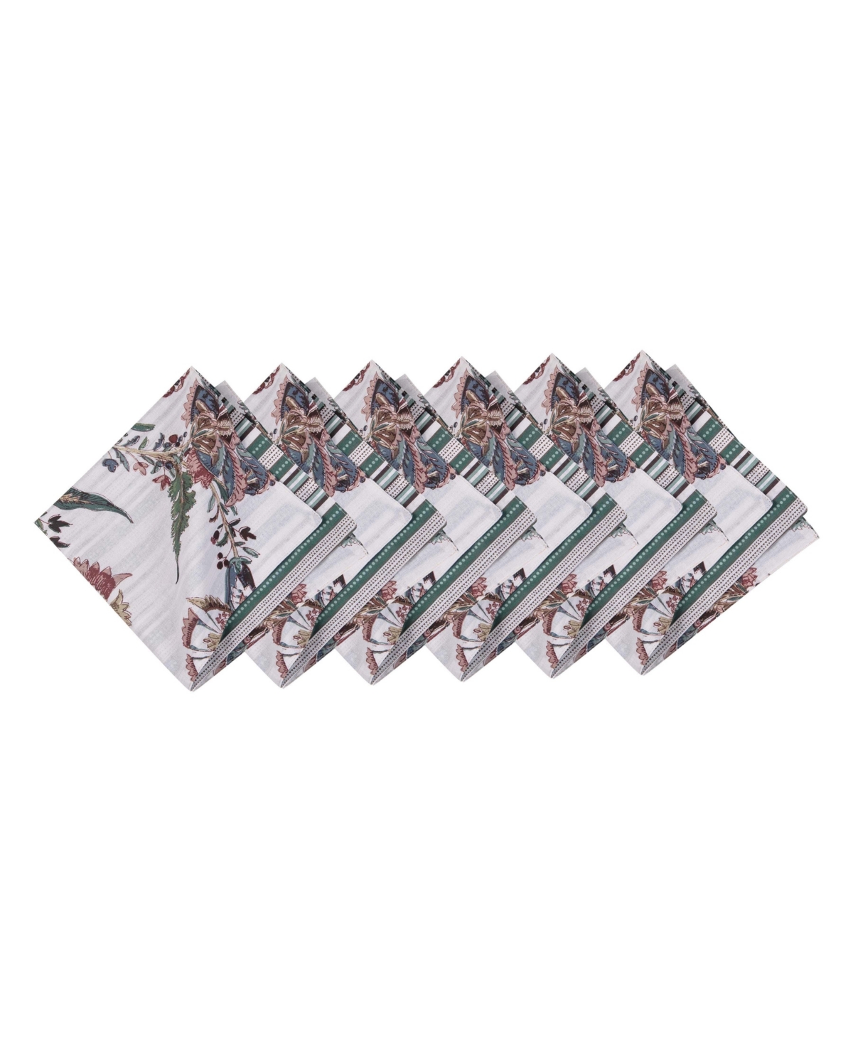 Click here for C&F Home Braelyn Abstract Botanicals Striped Set o... prices