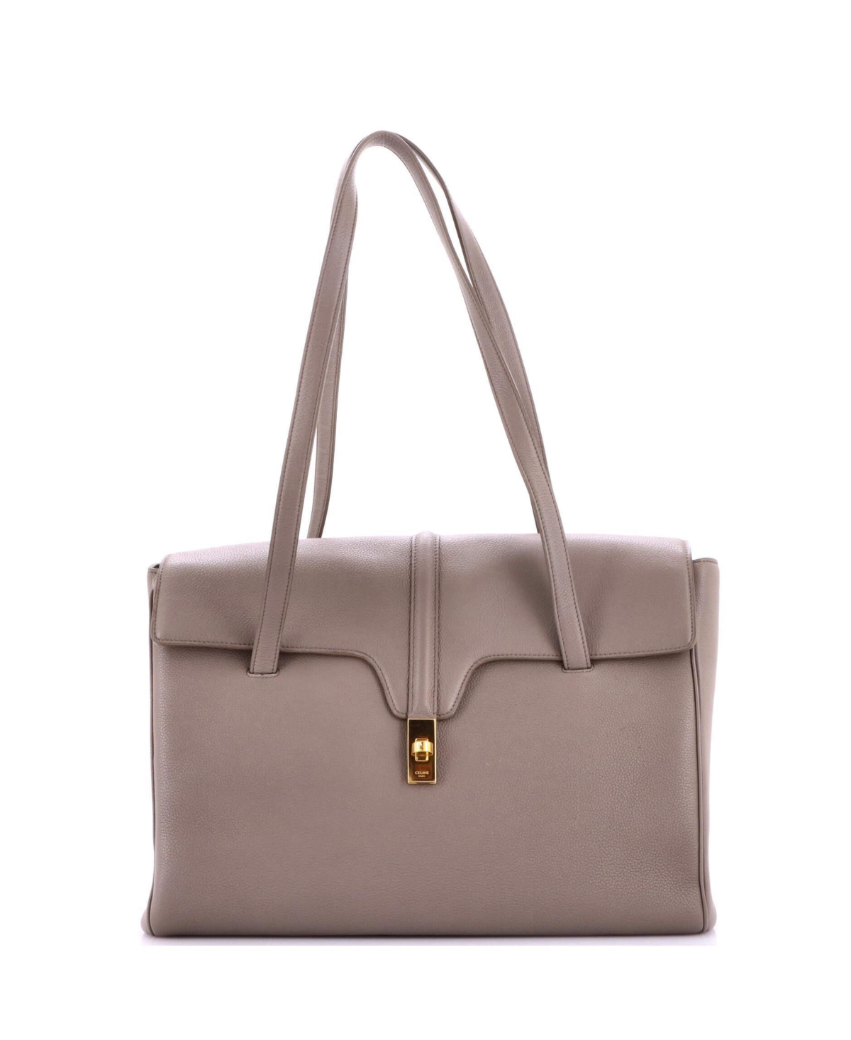 Click here for Pre-Owned Celine Large Soft 16 Bag Grained Calfski... prices