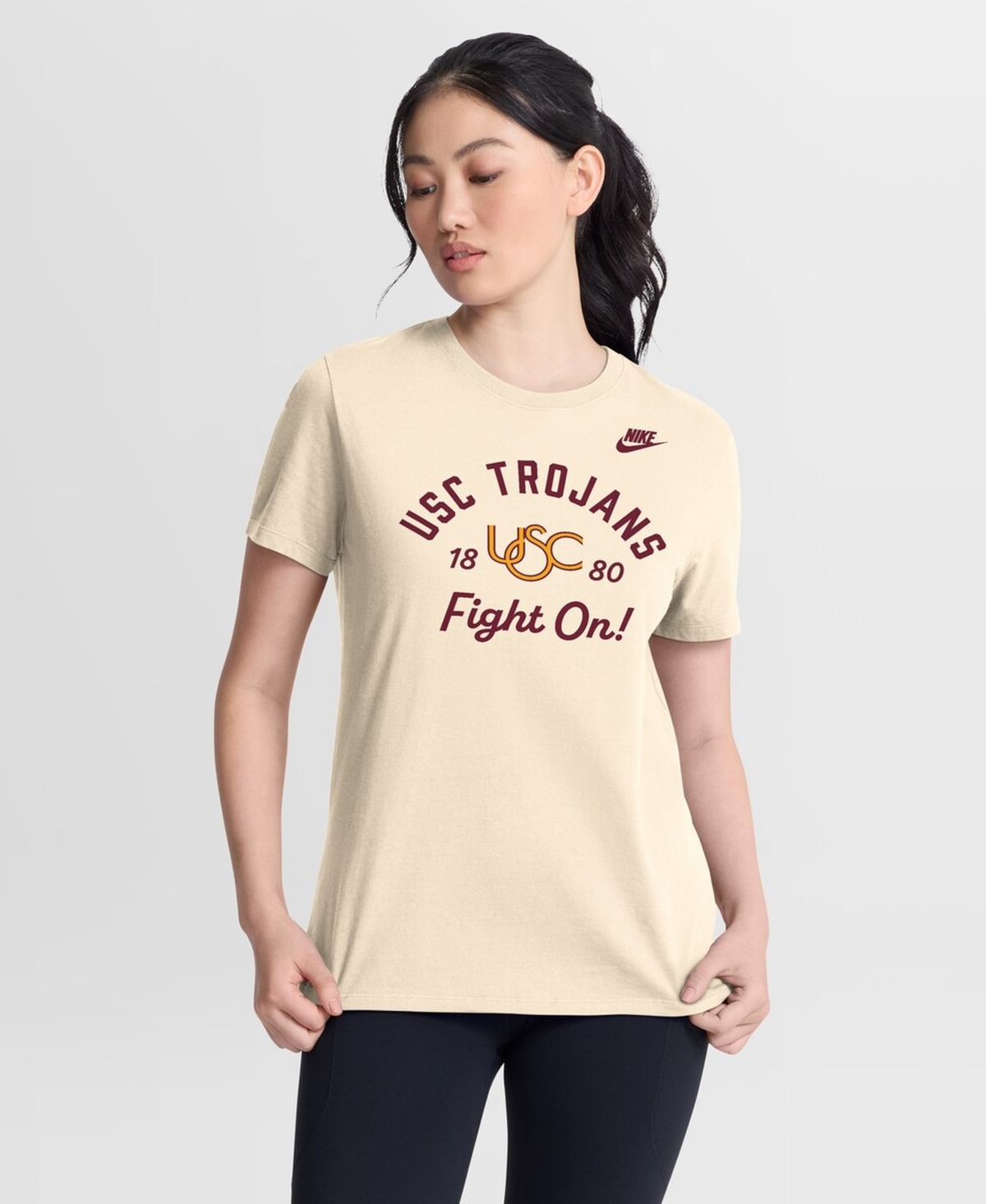 Click here for Nike Womens Natural Usc Trojans Legacy Team Name T... prices