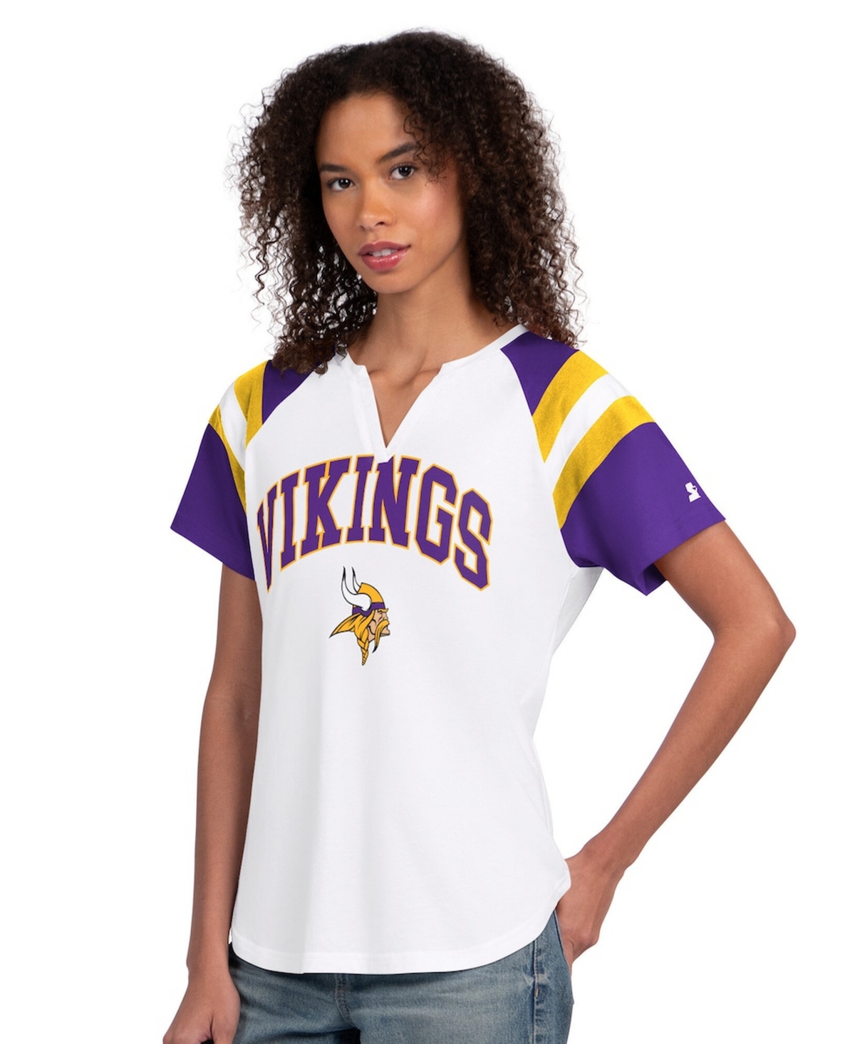 Click here for Starter Womens White Minnesota Vikings Game On Not... prices
