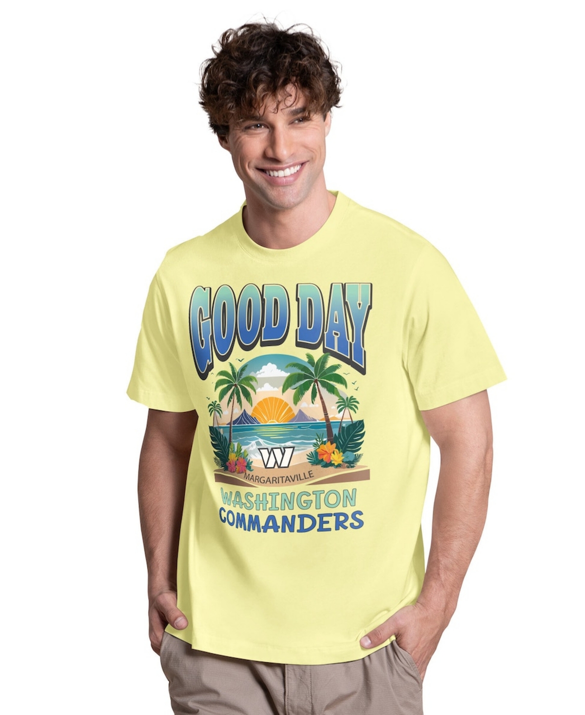 Click here for Margaritaville Mens Yellow Washington Commanders G... prices