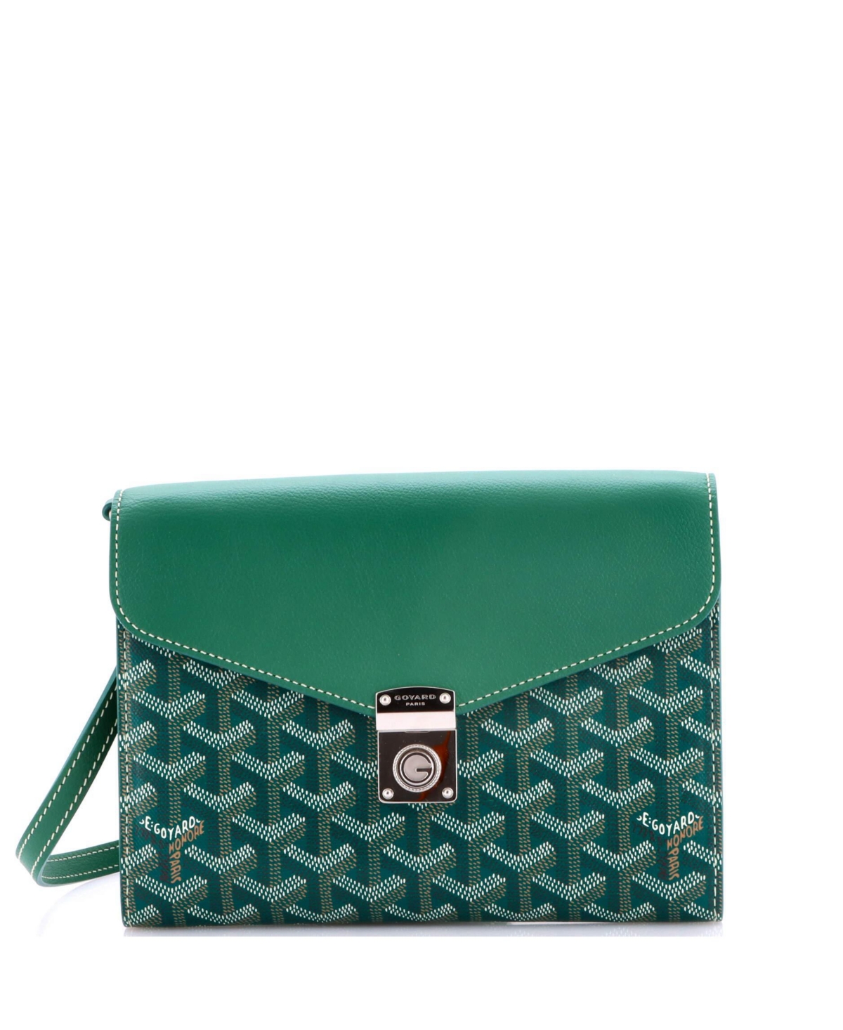 Click here for Pre-Owned Goyard Chypre Wallet on Strap Coated Can... prices