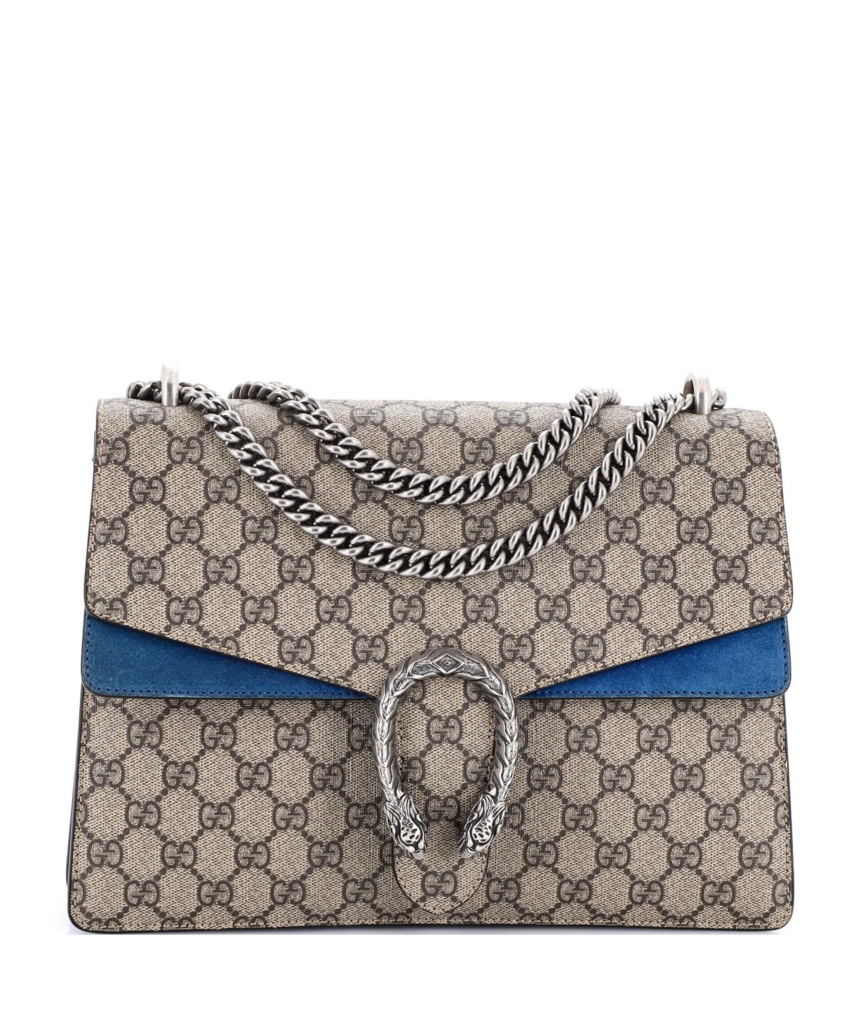 Click here for Pre-Owned Gucci Medium Dionysus Bag Gg Coated Canv... prices