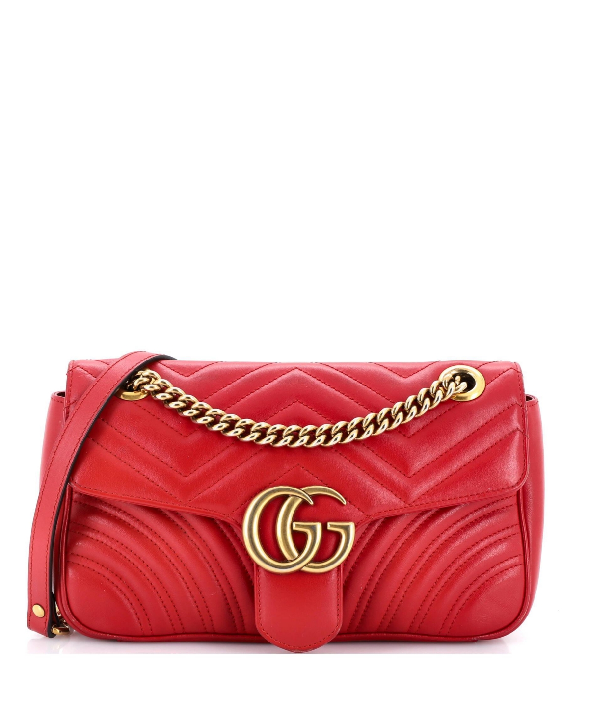 Click here for Pre-Owned Gucci Medium Gg Marmont Flap Bag Matelas... prices