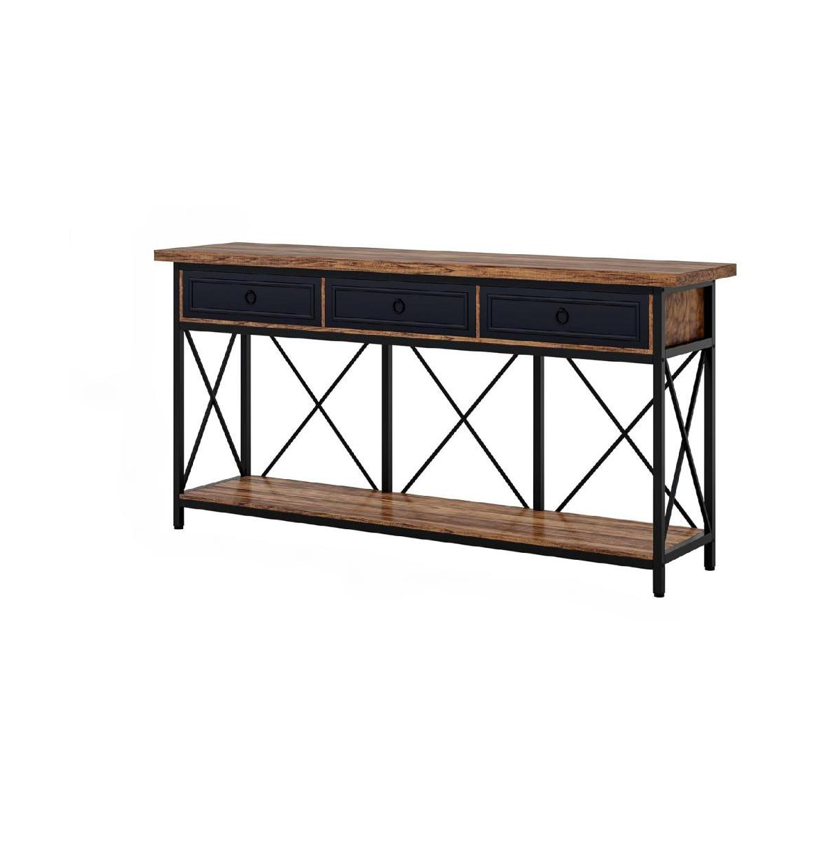 Click here for Slickblue Sofa Foyer Console Table with 3 Drawers... prices