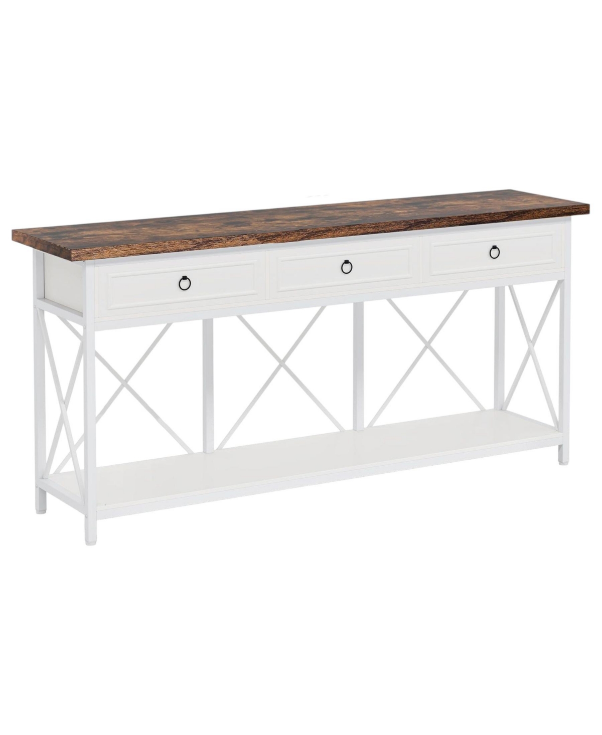 Click here for Slickblue Sofa Foyer Console Table with 3 Drawers... prices
