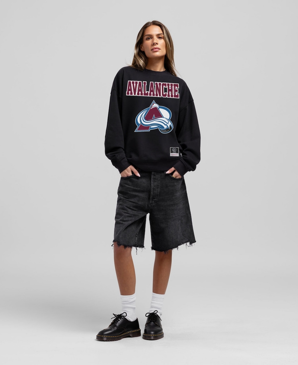 Click here for Mitchell & Ness Womens Black Colorado Avalanche Co... prices