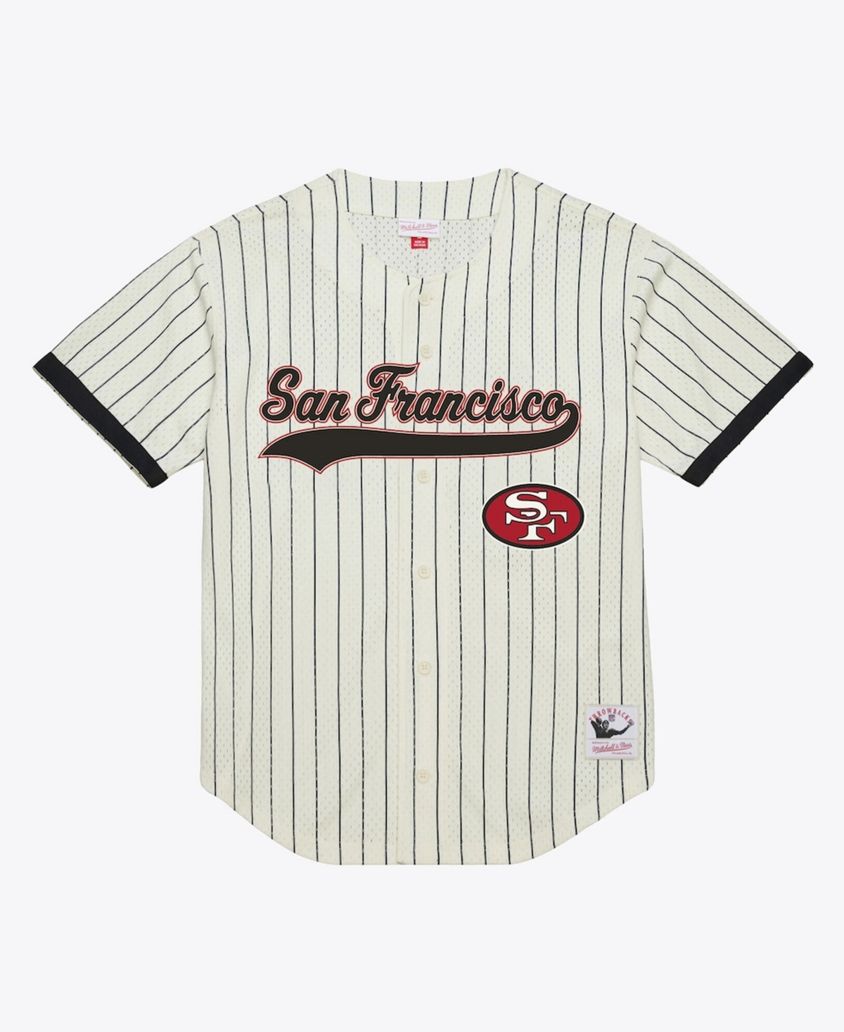 Click here for Mitchell & Ness Mens Joe Montana Cream San Francis... prices