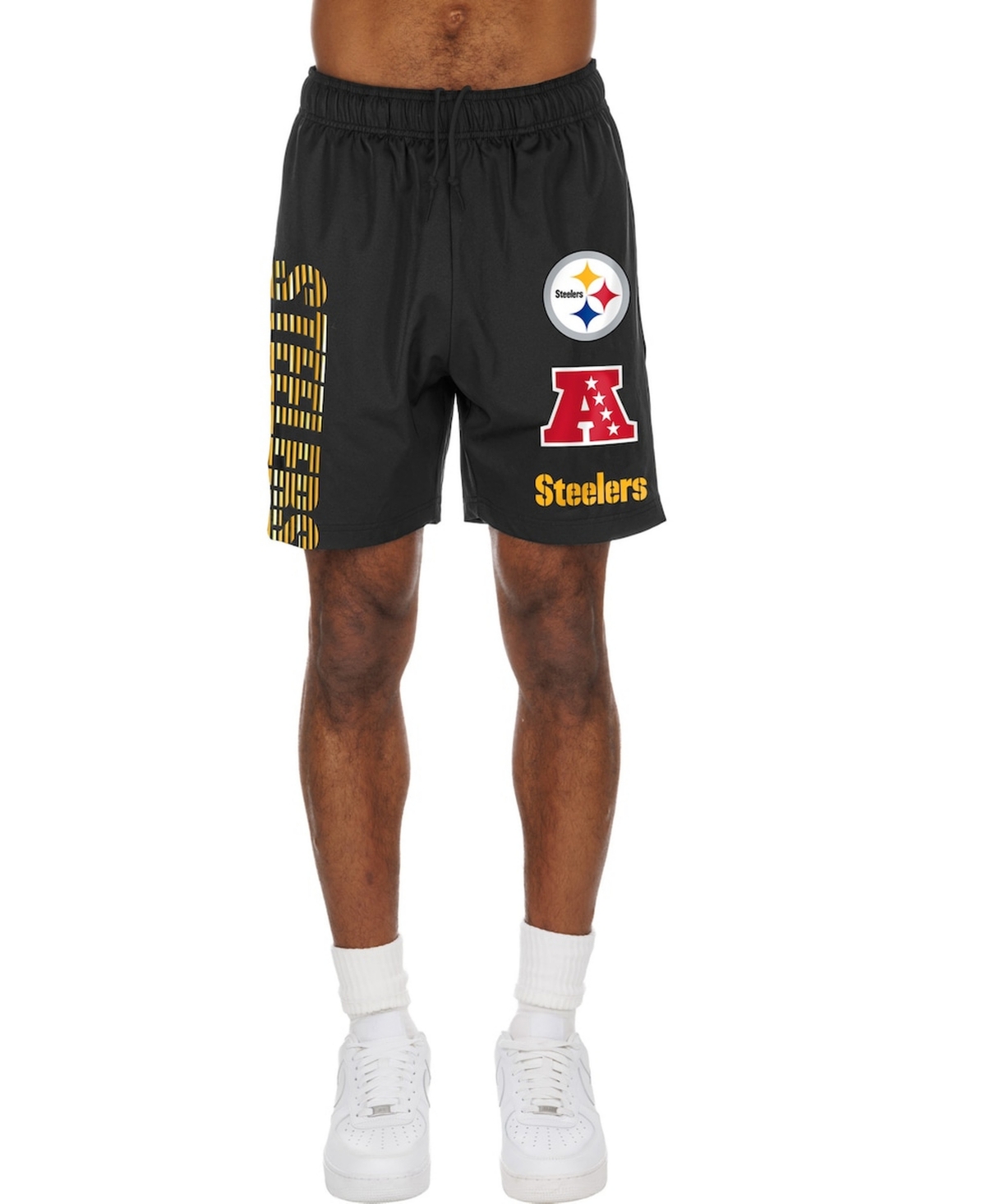 Click here for New Era Mens Black Pittsburgh Steelers Match Short... prices