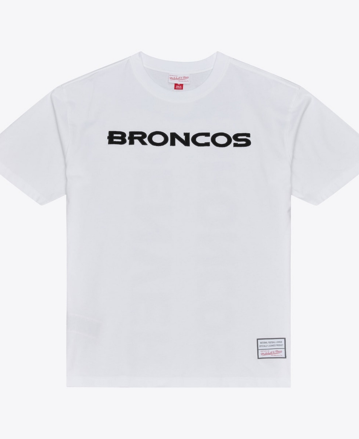 Click here for Mitchell & Ness Mens White Denver Broncos Monochro... prices