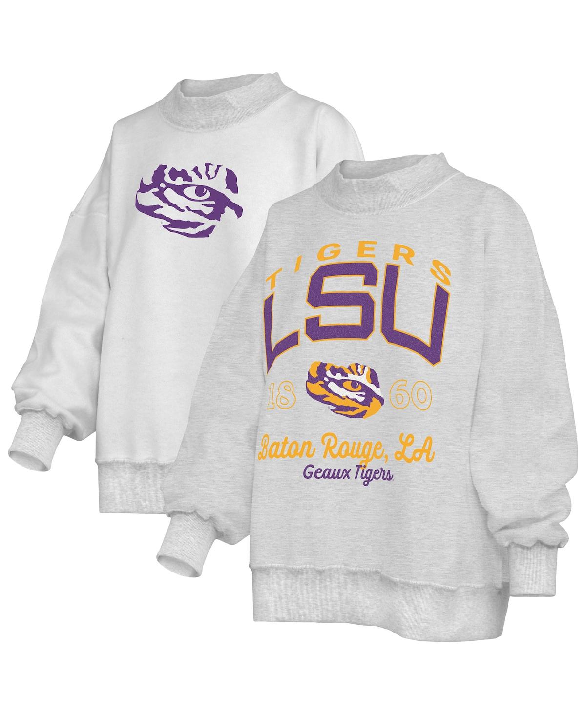 Click here for Pressbox Womens Heather Gray Lsu Tigers Reversible... prices