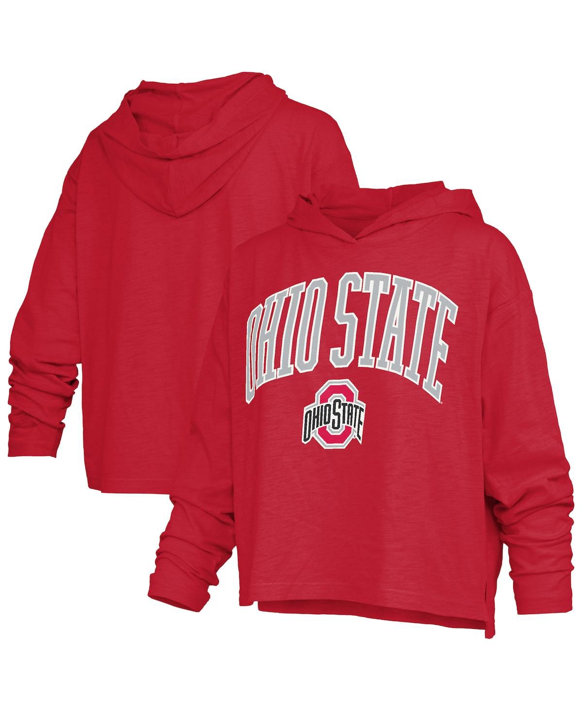Click here for Pressbox Womens Scarlet Ohio State Buckeyes Nelson... prices