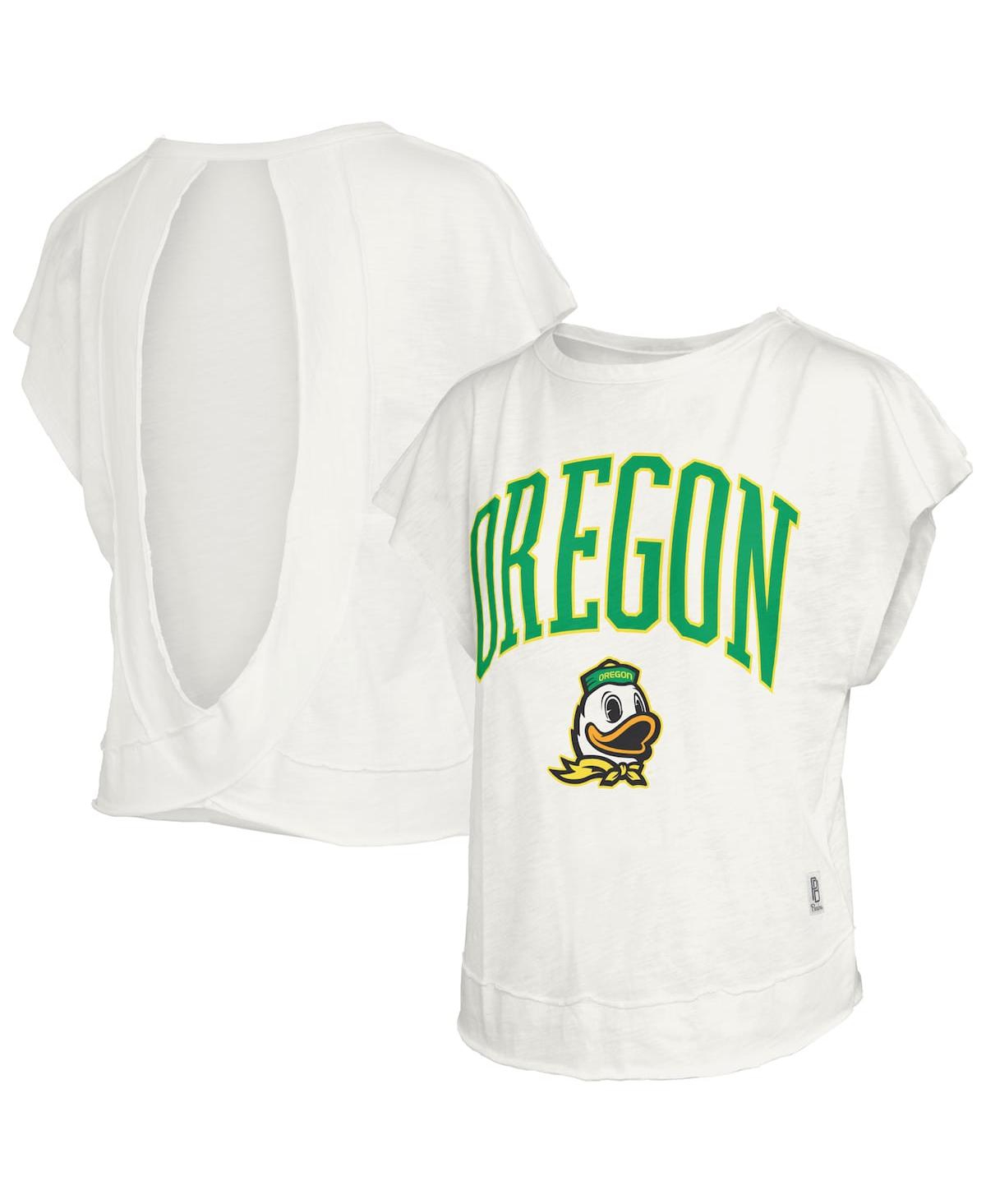 Click here for Pressbox Womens White Oregon Ducks Nelson Movement... prices