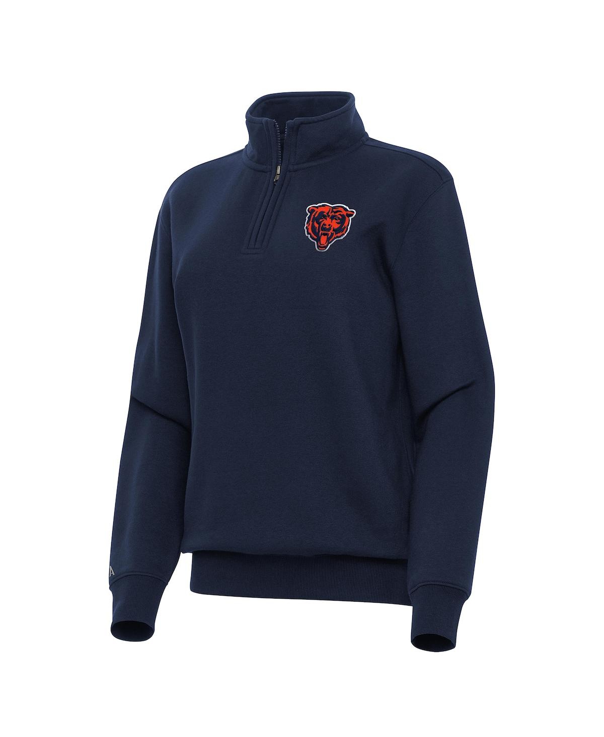 Click here for Antigua Womens Navy Chicago Bears Victory Quarter-... prices