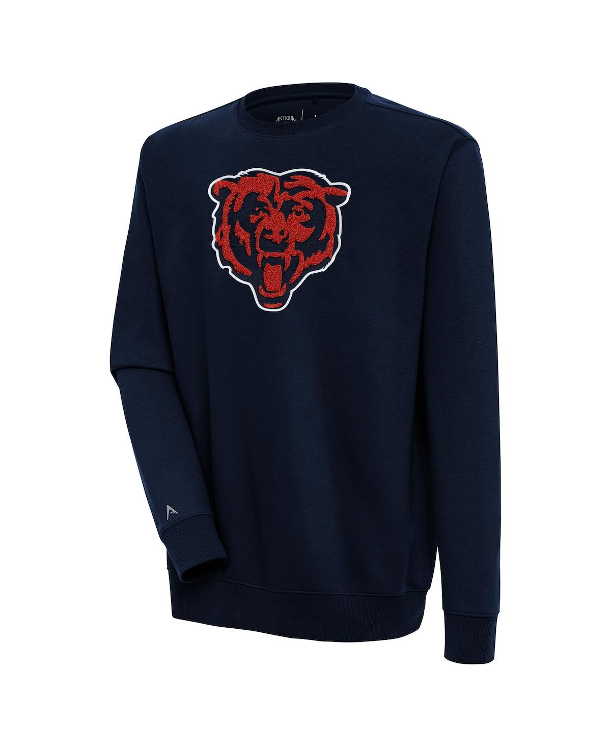 Click here for Antigua Mens Navy Chicago Bears Victory Crewneck P... prices