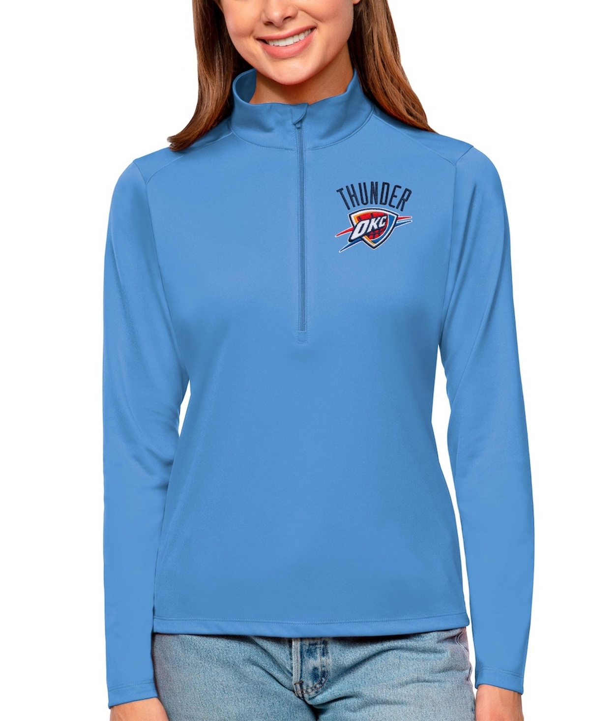 Click here for Antigua Womens Blue Oklahoma City Thunder Tribute... prices