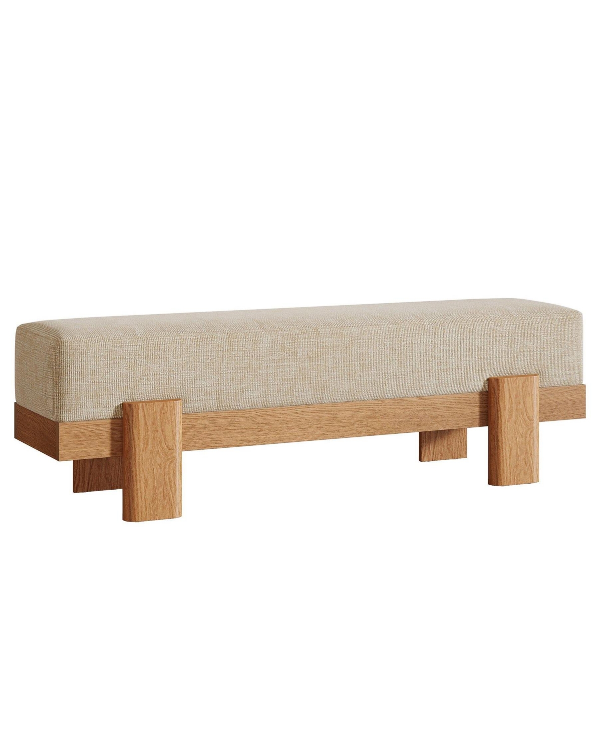 Click here for Slickblue Upholstered Entryway Bench with Mdf Fram... prices