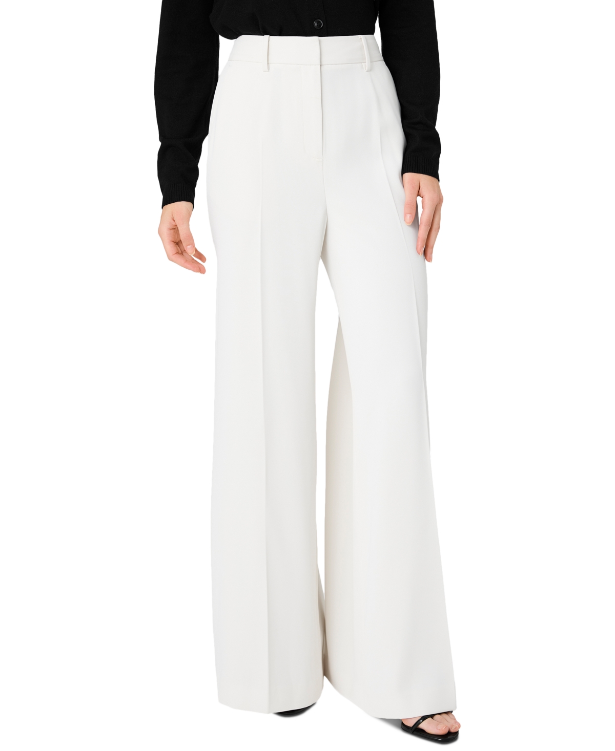 Click here for French Connection Womens Harry High-Waist Wide-Leg... prices