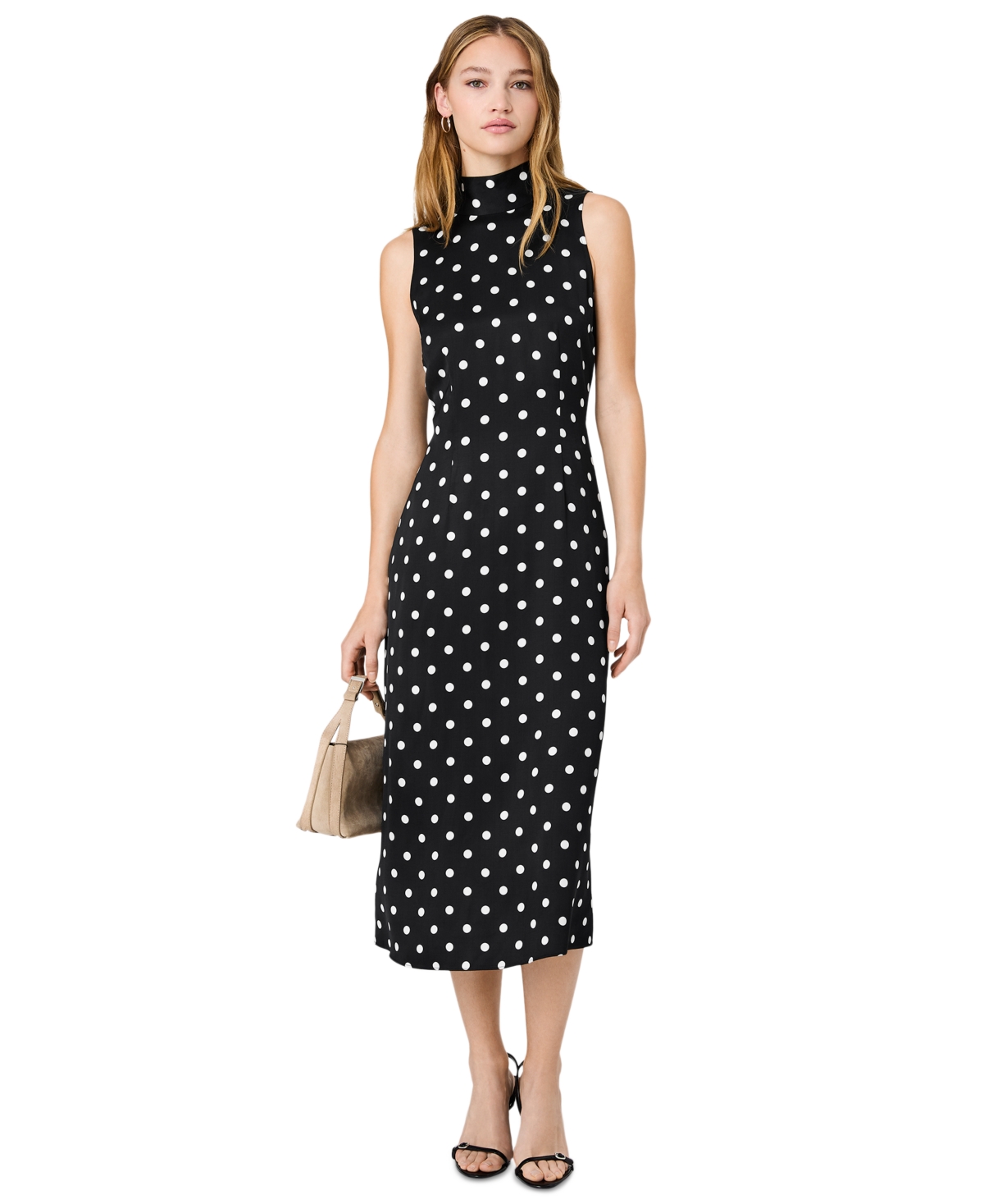 Click here for French Connection Womens Ennis Polka Dots Print Mi... prices