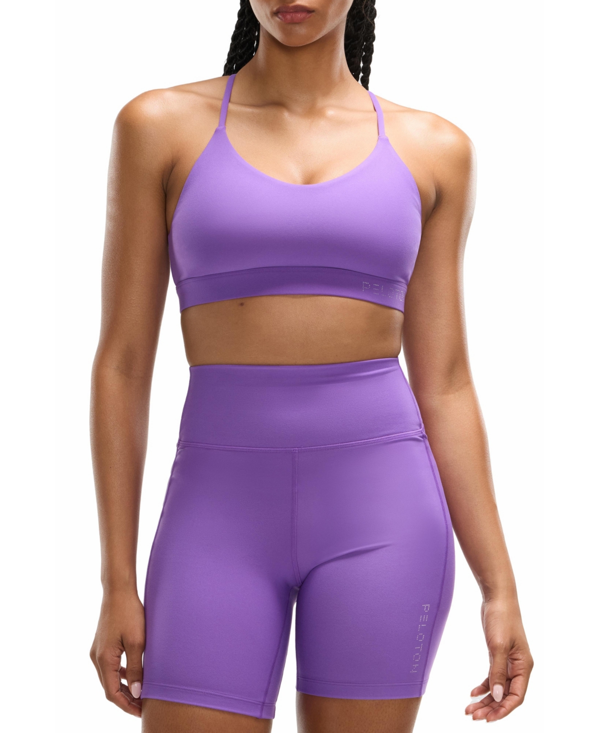 Click here for Peloton Womens Cadent V-Neck Strappy Back Bra - Br... prices