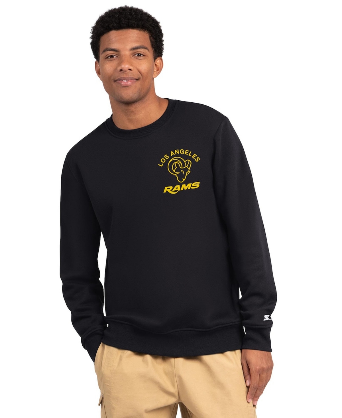 Click here for Starter Mens Black Los Angeles Rams Port Co Sweats... prices