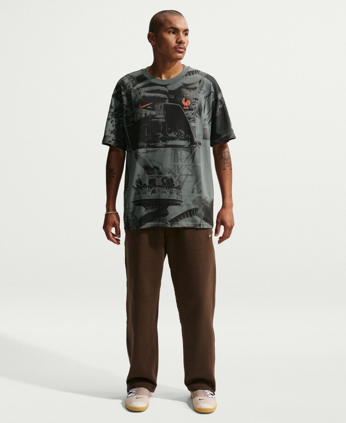 Click here for Nike Mens Gray France National Team Allover Print... prices