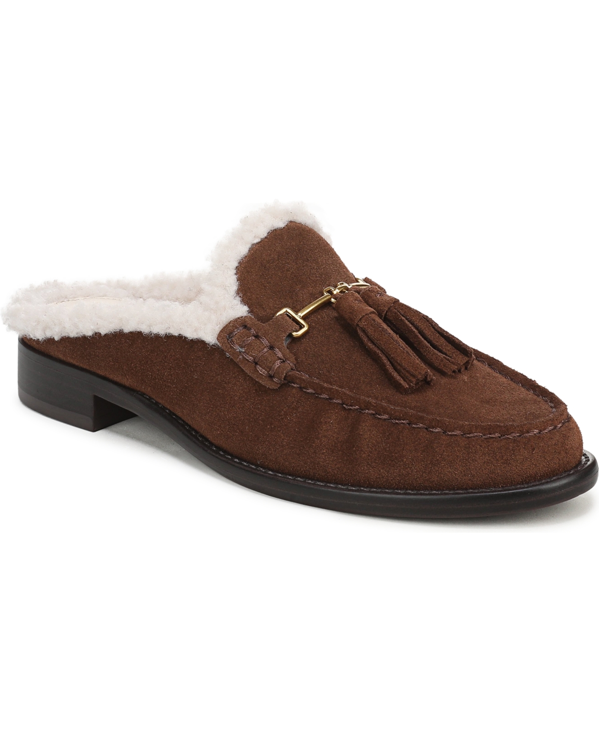 Click here for Franco Sarto Womens Callen 2 Almond Toe Mules - Br... prices