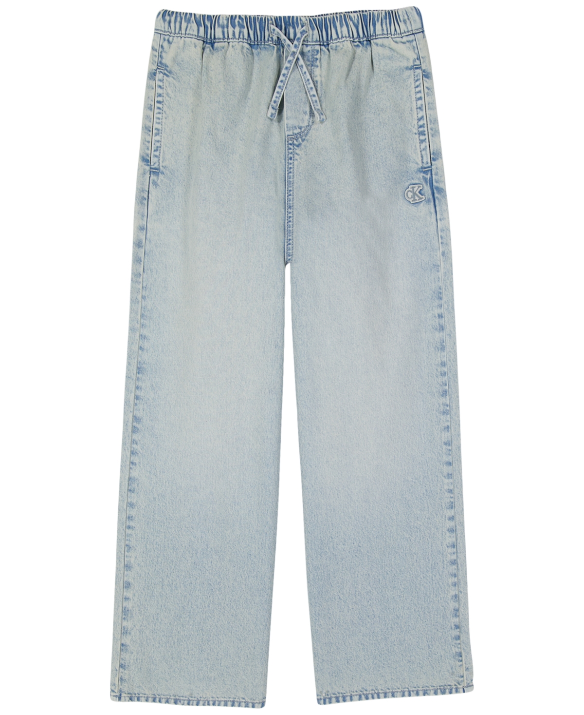 Click here for Calvin Klein Girls 7-16 Wide-Leg Denim Jeans - Ble... prices