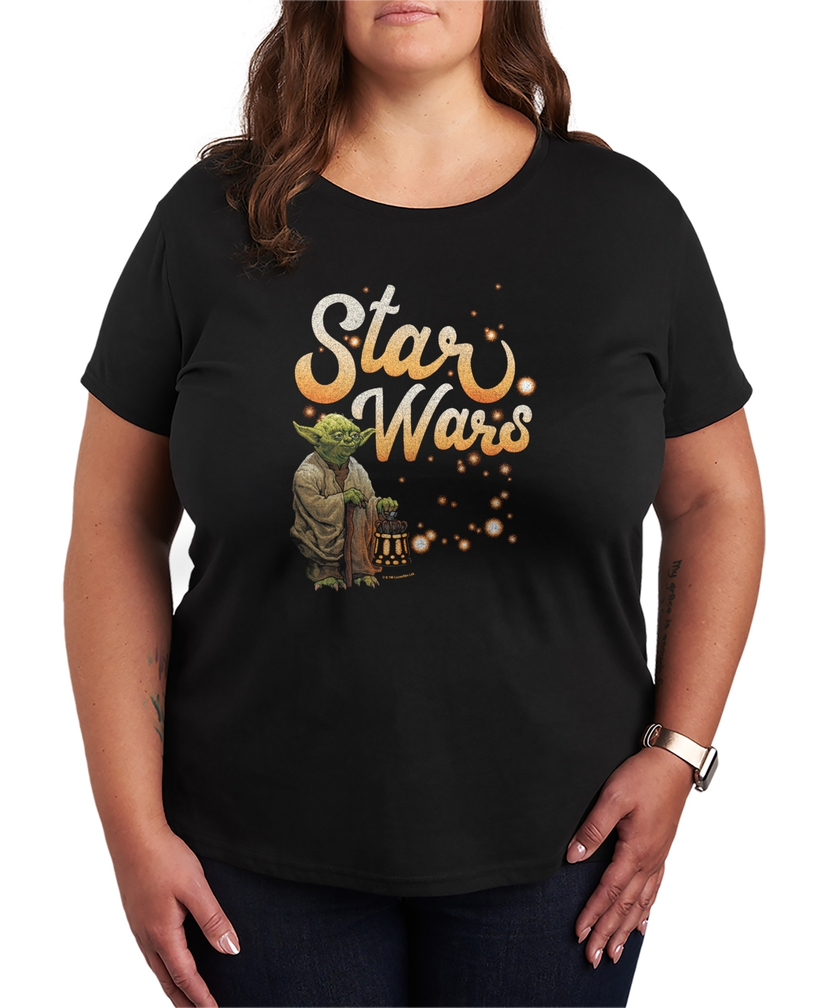 Click here for Hybrid Apparel Plus Size Star Wars Yoda Fireflys G... prices